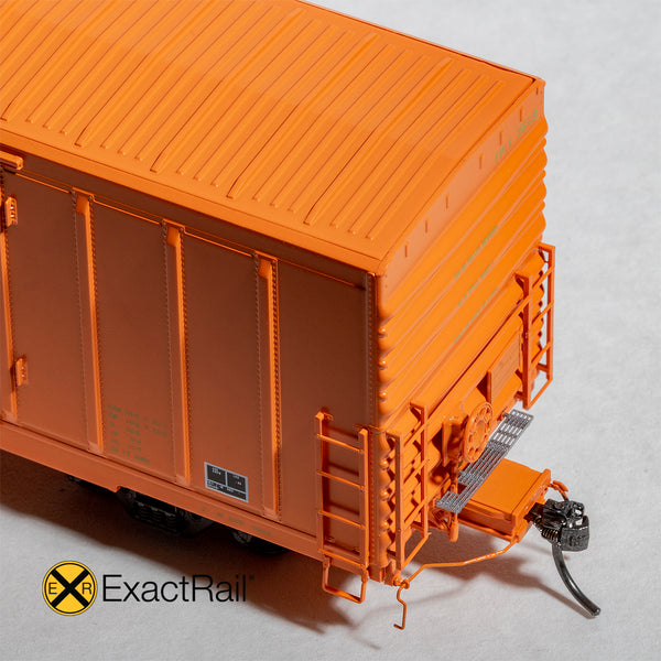 HO Scale: PC&F Beer Car - Tropicana 1991 Repaint - ExactRail Model Trains