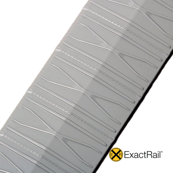 HO Scale: 50' X-Panel Riveted Overhanging Roof - ExactRail Model Trains