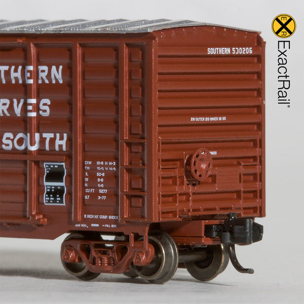 N Scale: P-S 5277 Waffle Boxcar - Southern 1977 As-Delivered ...