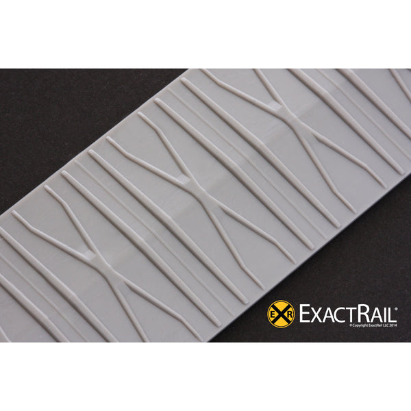 ExactRail HO Scale Details - Roof 50' 11 panel X-panel - ExactRail ...