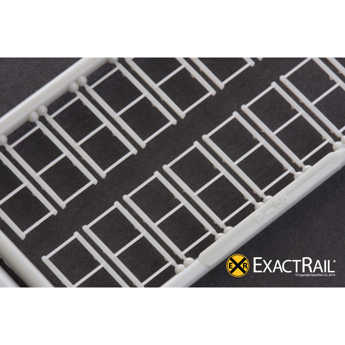HO Scale Detail Parts | Ladder, 3-rung | ExactRail - ExactRail Model Trains