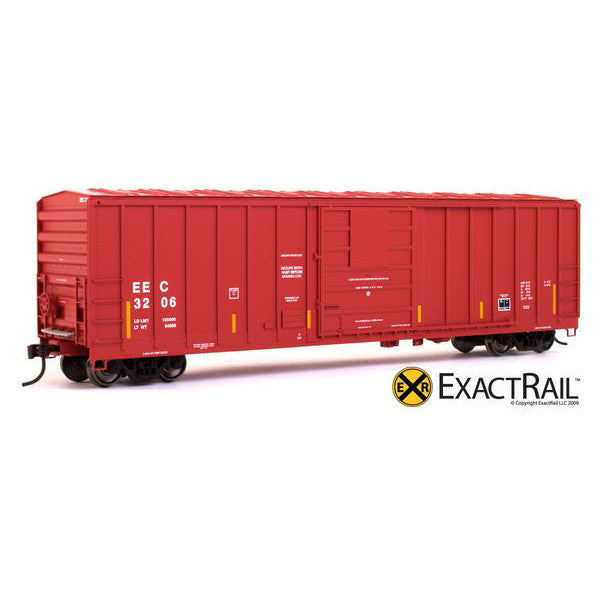 HO Scale: Evans 5277 Box Car - EEC - ExactRail Model Trains