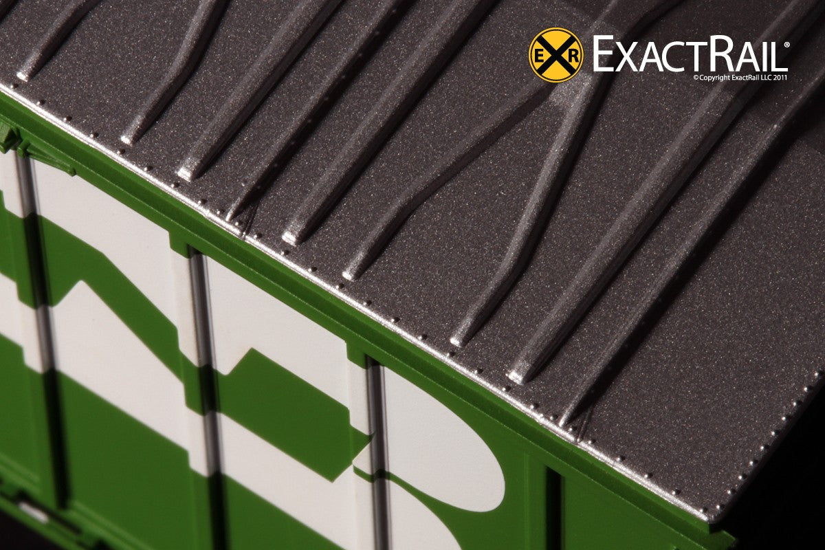 HO Scale Evans-USRE 5277 Boxcar | BN | ExactRail - ExactRail Model Trains