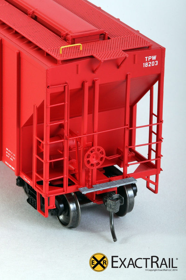 Evans 4780 Covered Hopper HO Scale | TPW | ExactRail - ExactRail Model ...