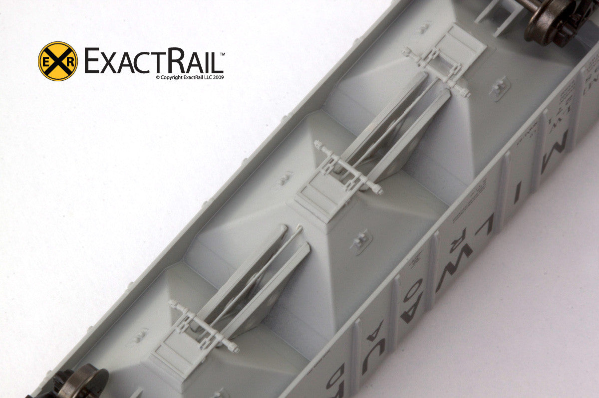 ExactRail N Scale : PS-2CD 4000 Covered Hopper : Wabash - ExactRail ...