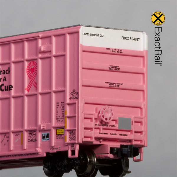 N Scale: Trinity 6275 Boxcar - TTX/FBOX On Track for the Cure Notes ...