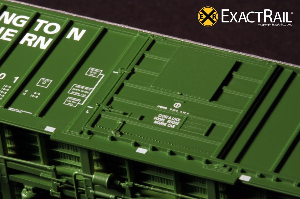 N Scale Train Evans-USRE 5277 Boxcar | BN | ExactRail - ExactRail Model ...