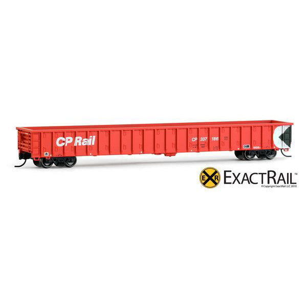 N Scale: CP Rail 65' Gondola - CP - ExactRail Model Trains