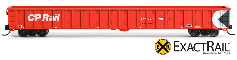 N Scale: CP Rail 65' Gondola - CP - ExactRail Model Trains