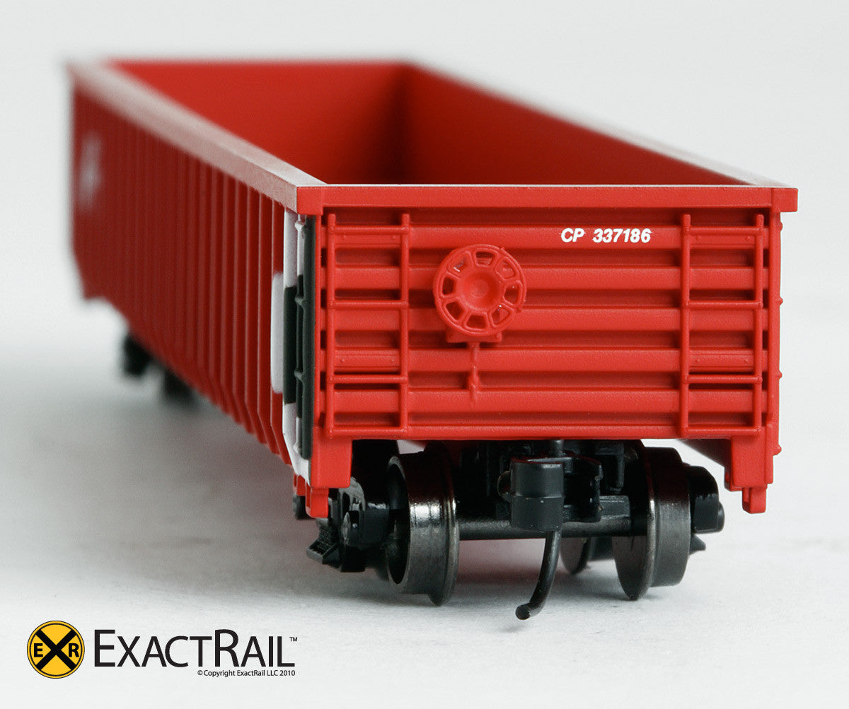 N Scale: CP Rail 65' Gondola - CP - ExactRail Model Trains