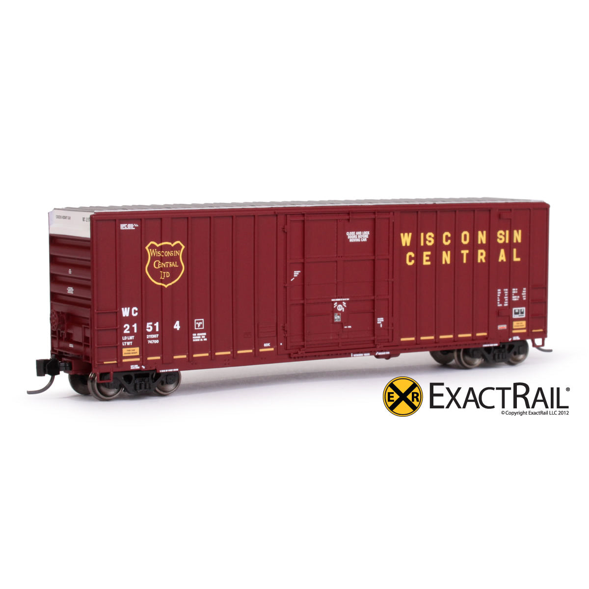 N Gunderson 6269 High Cube Boxcar | WC | ExactRail - ExactRail Model Trains