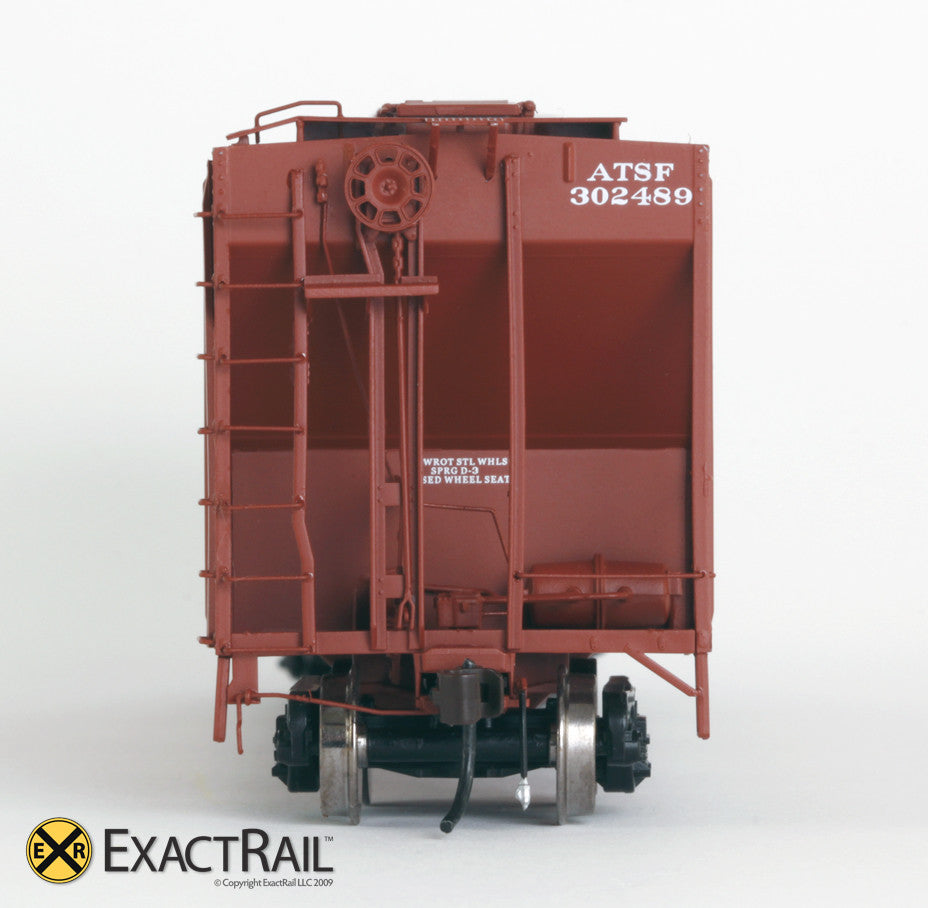 HO Scale: PS-2CD 4427 Covered Hopper - ATSF - ExactRail Model Trains