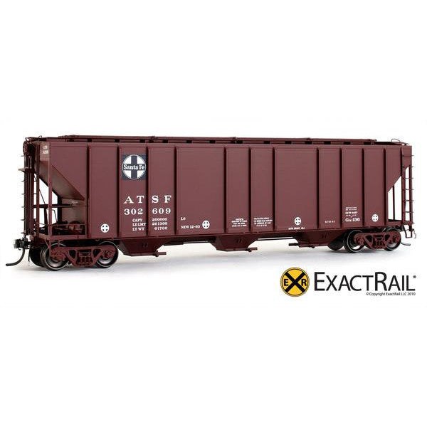 PS-2CD 4427 Covered Hopper HO Scale | ATSF | ExactRail - ExactRail ...