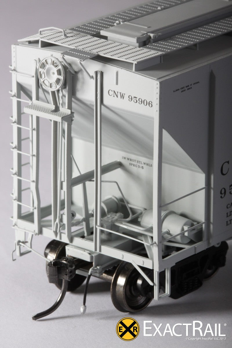 PS-2CD 4427 Covered Hopper CNW As-Delivered | ExactRail - ExactRail ...