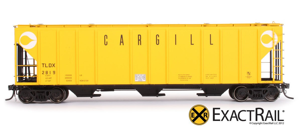 PS-2CD 4427 Covered Hopper | TLDX Cargill | ExactRail - ExactRail Model ...
