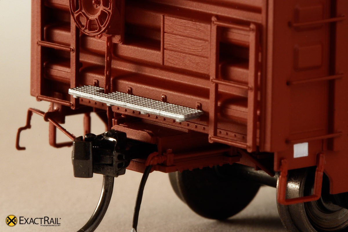 HO Scale P-S 7315 Waffle Boxcar | BNSF | ExactRail - ExactRail Model Trains