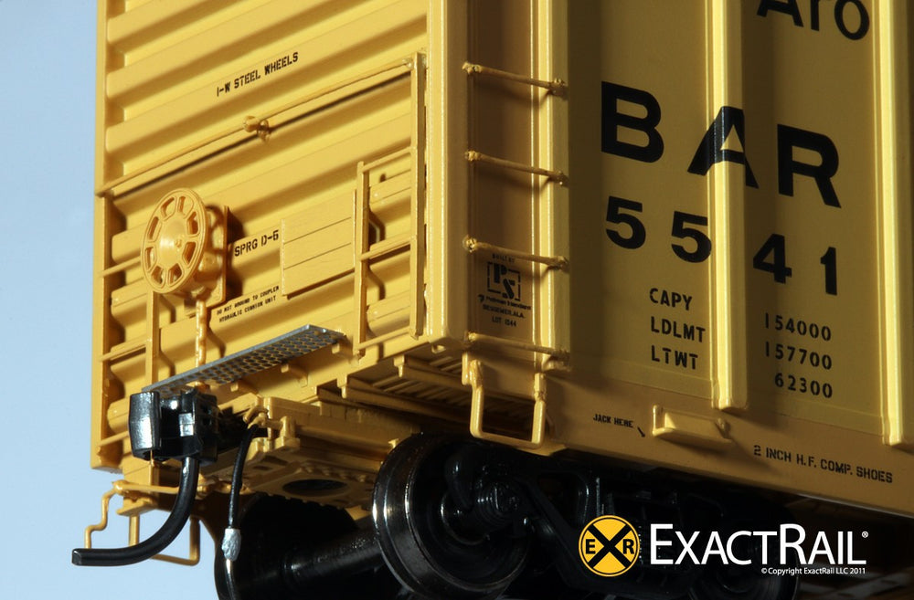 P-S 5344 Boxcar HO Scale Model Trains | BAR | ExactRail - ExactRail ...