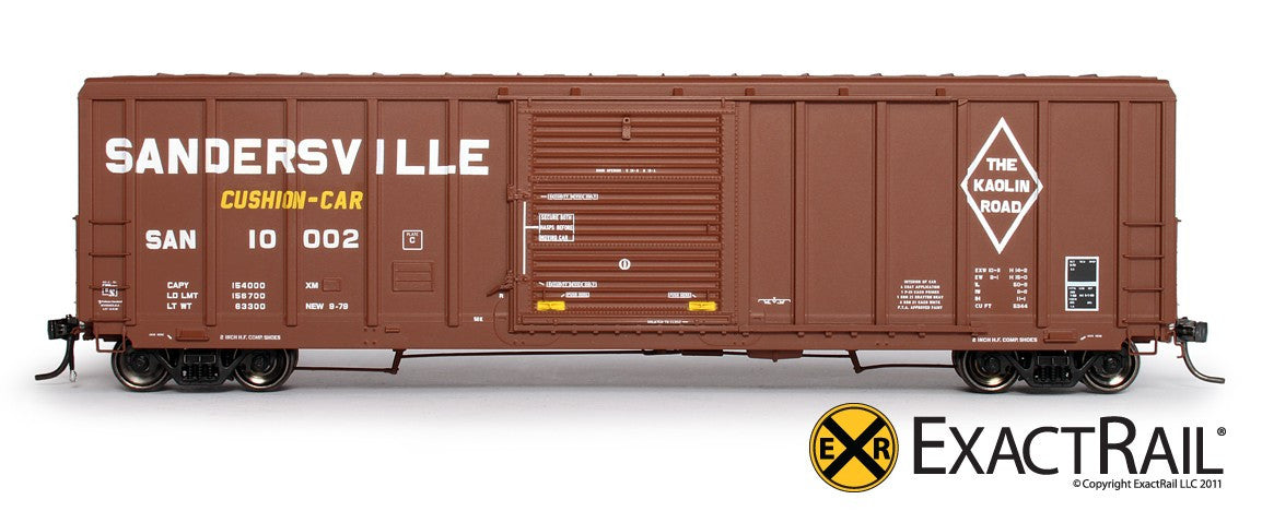Model Train HO Scale P-S 5344 Boxcar | SAN | ExactRail - ExactRail ...