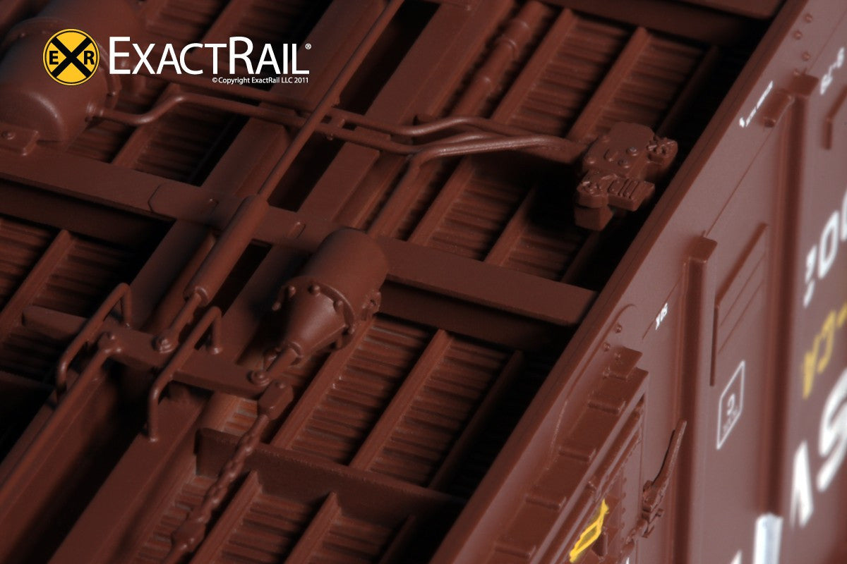 Model Train HO Scale P-S 5344 Boxcar | SAN | ExactRail - ExactRail ...