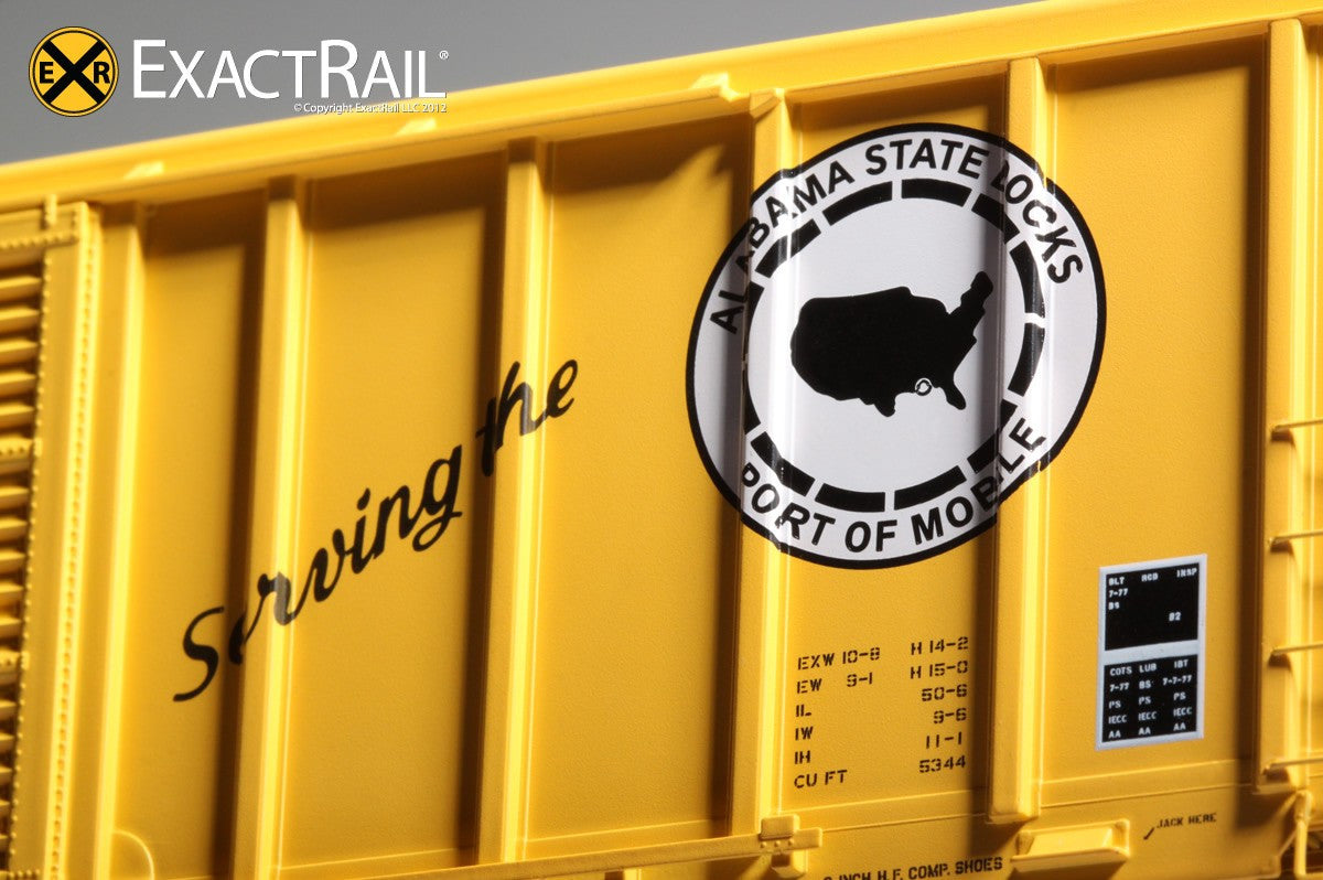 Model Train HO Scale P-S 5344 Boxcar | TASD | ExactRail - ExactRail ...