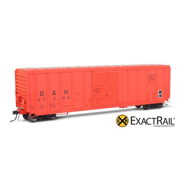 Model Trains HO Scale P-S 5344 Boxcar | D&H | ExactRail - ExactRail ...