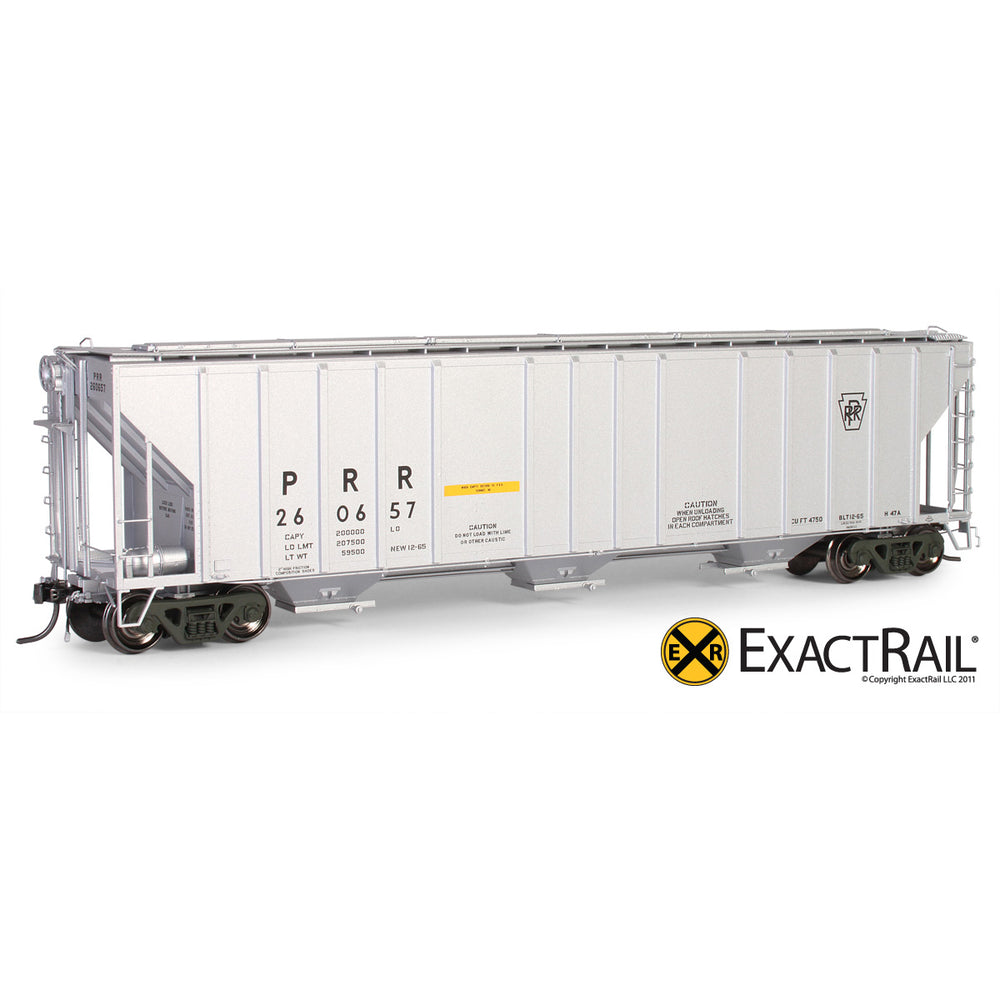 Magor 4750 Covered Hopper HO Scale | PRR | ExactRail - ExactRail Model ...