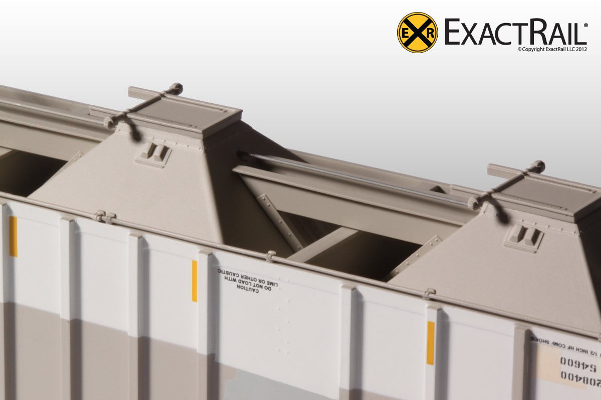 HO Scale: Magor 4750 Covered Hopper - Cargill - ExactRail Model Trains