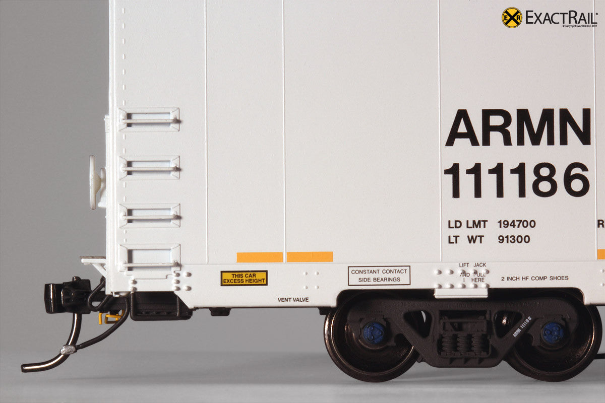 HO Scale: X - Trinity TRINCool 64' Reefer, Phase lll - ARMN - ExactRail Model Trains