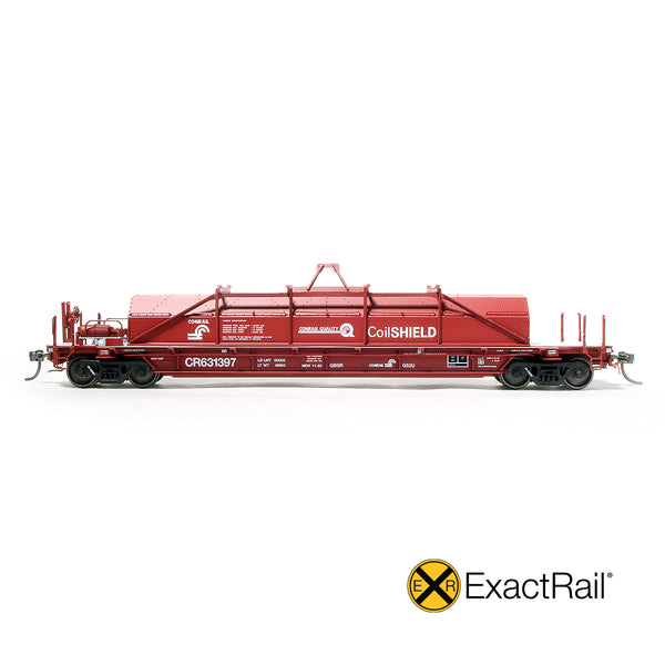 HO Scale: Thrall 54' Coil Car - Conrail '1993 As Delivered' - ExactRail ...