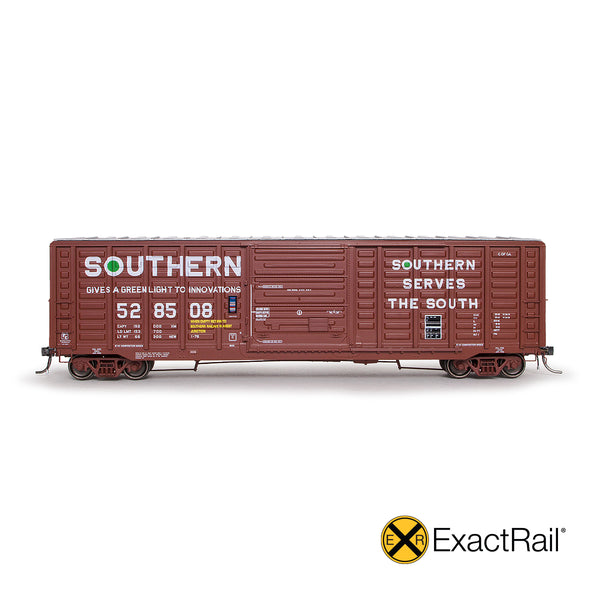 HO Scale: P-S 5277 Waffle Boxcar - Southern C of GA 1976 As-Delivered ...