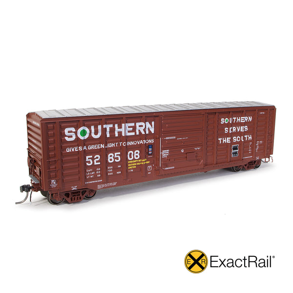 HO Scale: P-S 5277 Waffle Boxcar - Southern C of GA 1976 As-Delivered ...