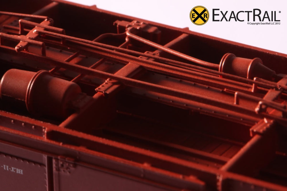 M-53 Wagontop Boxcar HO | B&O Post War | ExactRail - ExactRail Model Trains