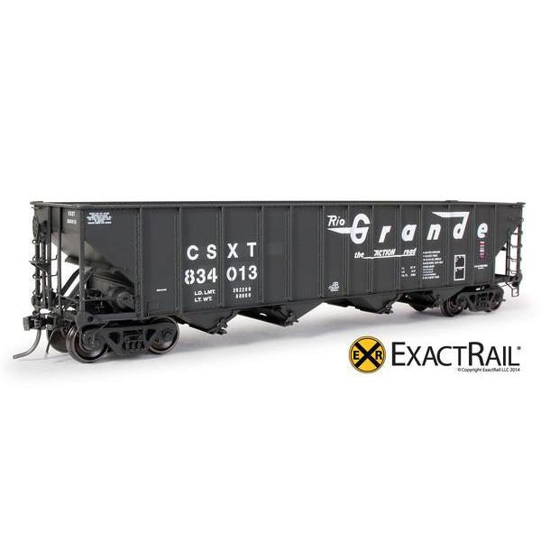 Bethlehem 3483 Hopper | CSX 2-Panel EX-DRGW | ExactRail - ExactRail Model Trains