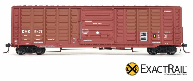 HO Scale Model PS 50' Waffle Boxcar | DME | ExactRail - ExactRail Model ...