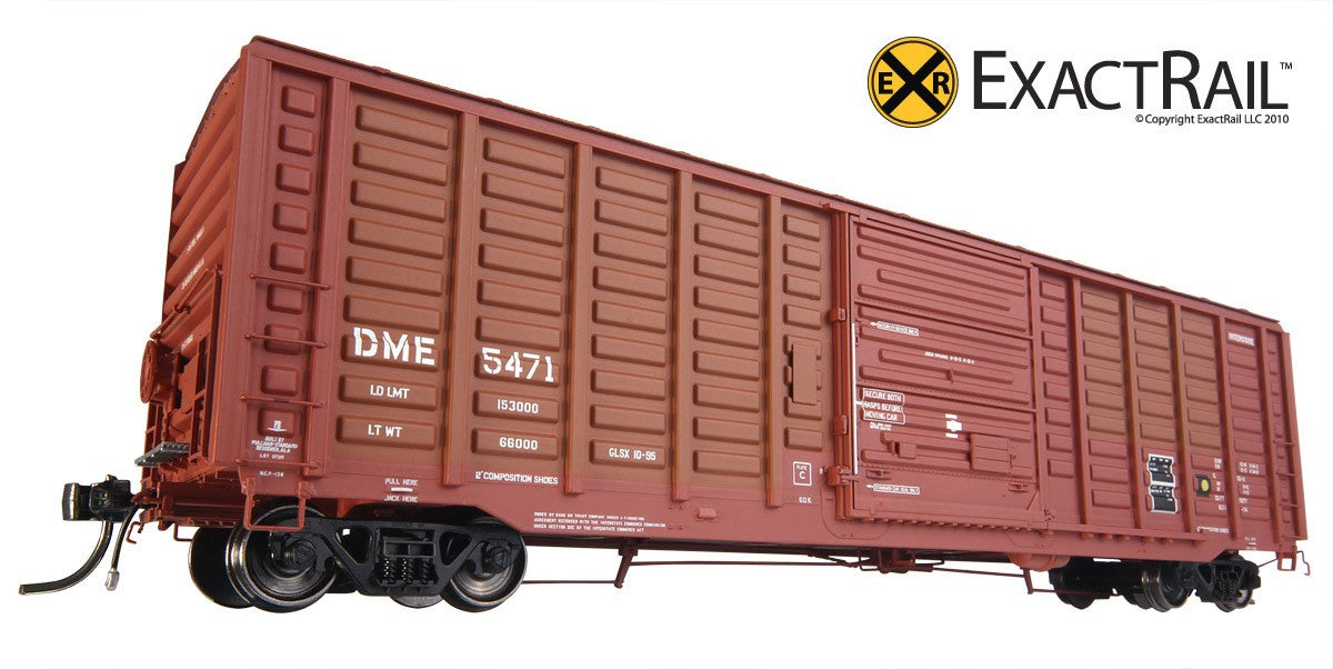 HO Scale Model PS 50' Waffle Boxcar | DME | ExactRail - ExactRail Model ...