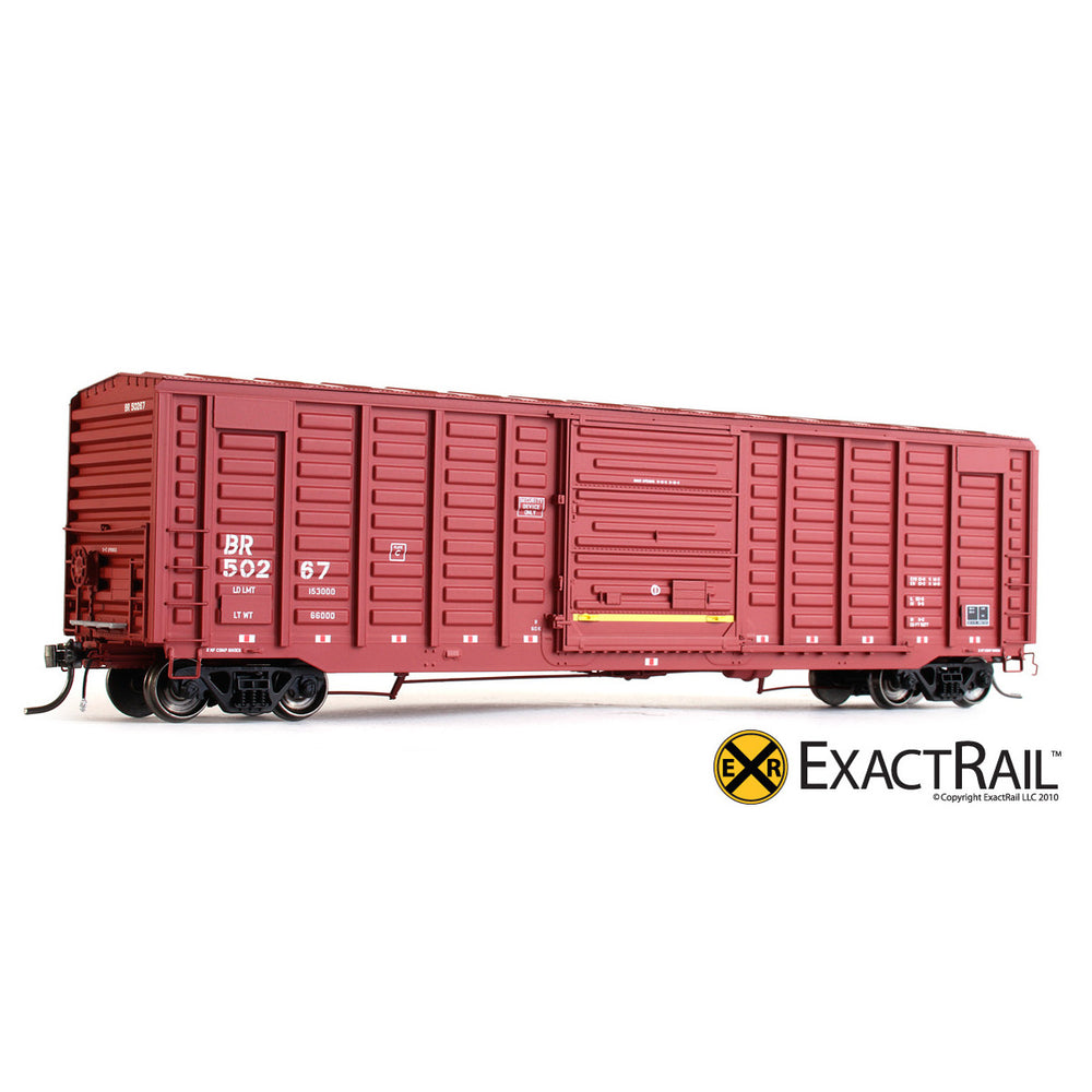 HO Scale Model PS 50' Waffle Boxcar | BR | ExactRail - ExactRail Model ...