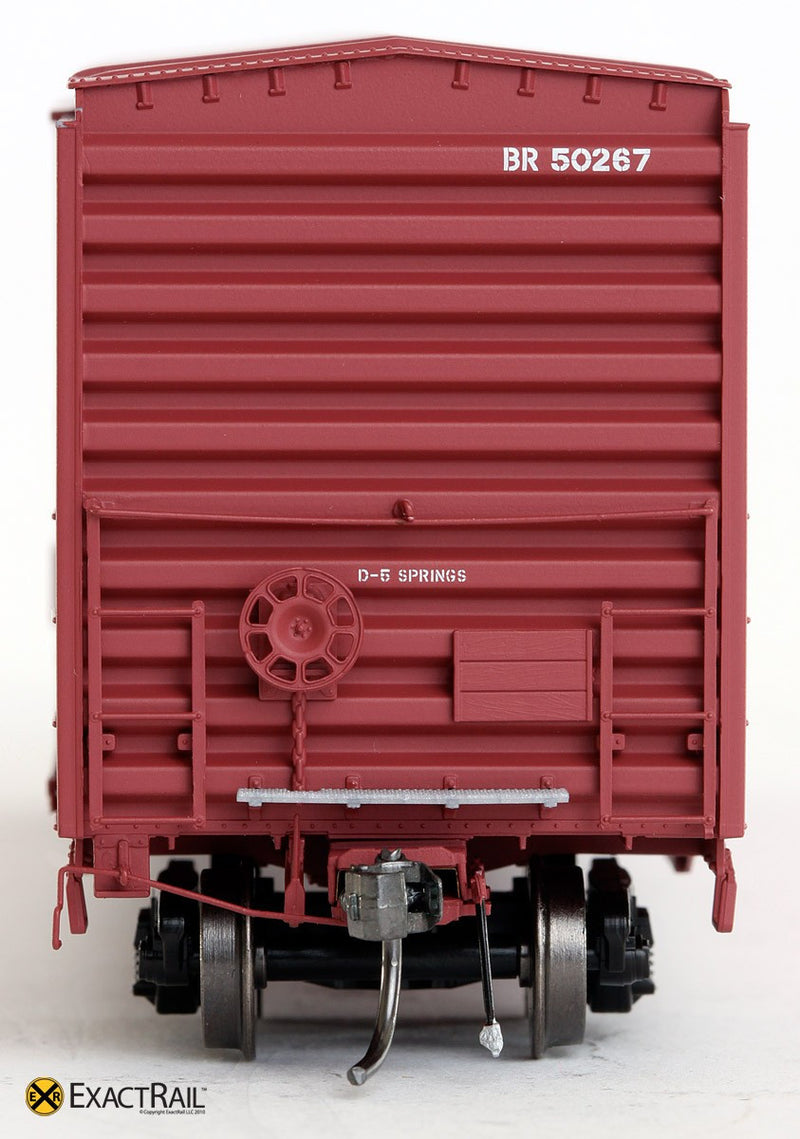HO Scale Model PS 50' Waffle Boxcar | BR | ExactRail - ExactRail Model ...