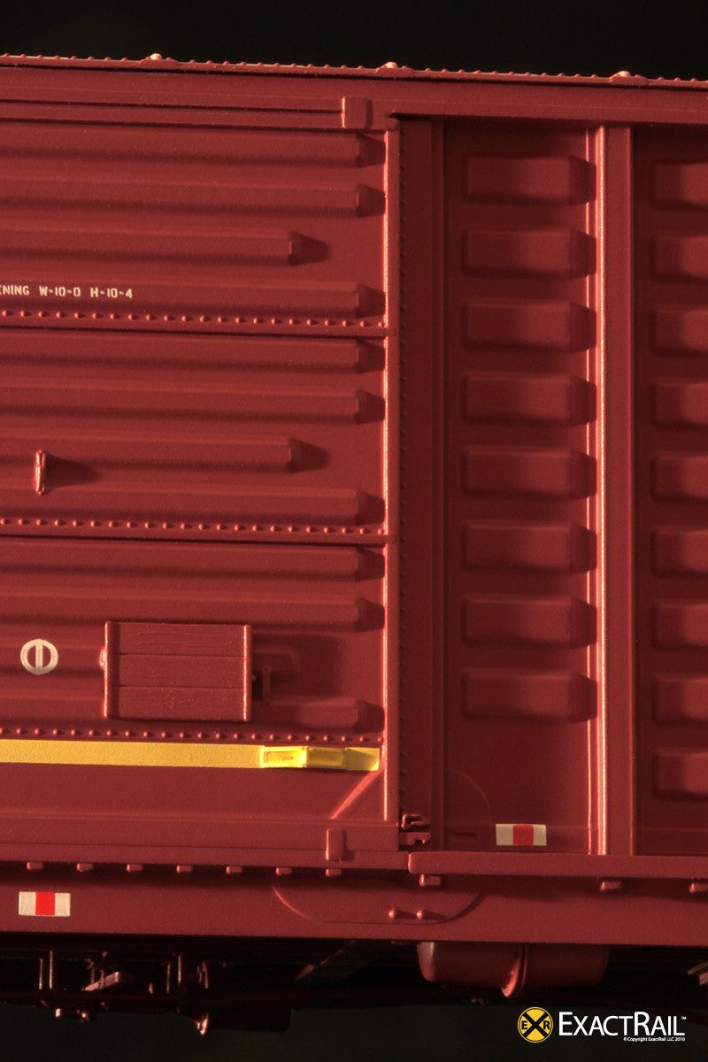 HO Scale Model PS 50' Waffle Boxcar | BR | ExactRail - ExactRail Model ...