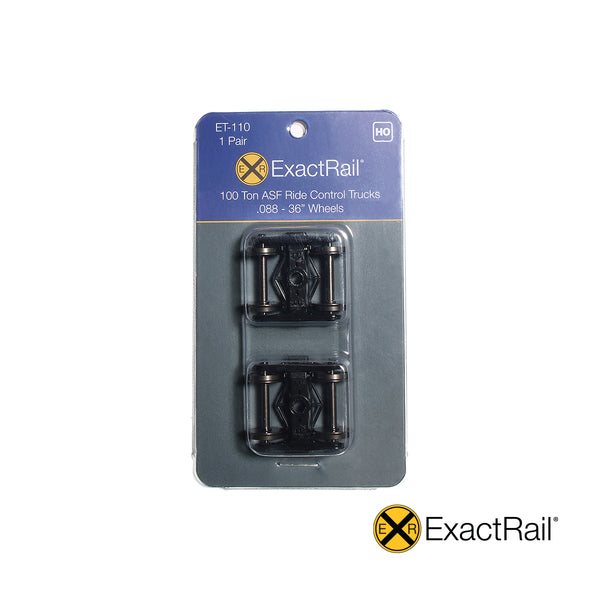Model Train HO Scale 100 Ton ASF Trucks | ExactRail - ExactRail Model ...