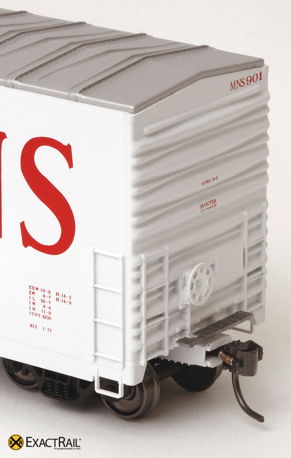 HO Scale: Gunderson 5200 Box Car - MNS - ExactRail Model Trains