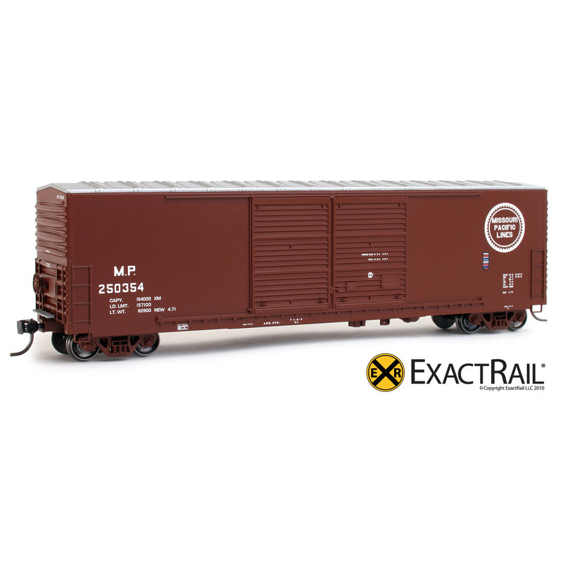 HO Model Train Gunderson 5200 Boxcar | MP | ExactRail - ExactRail Model ...