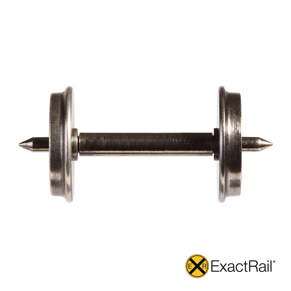 HO Fine Scale Metal 33" Wheels 12 Pack | ExactRail - ExactRail Model Trains